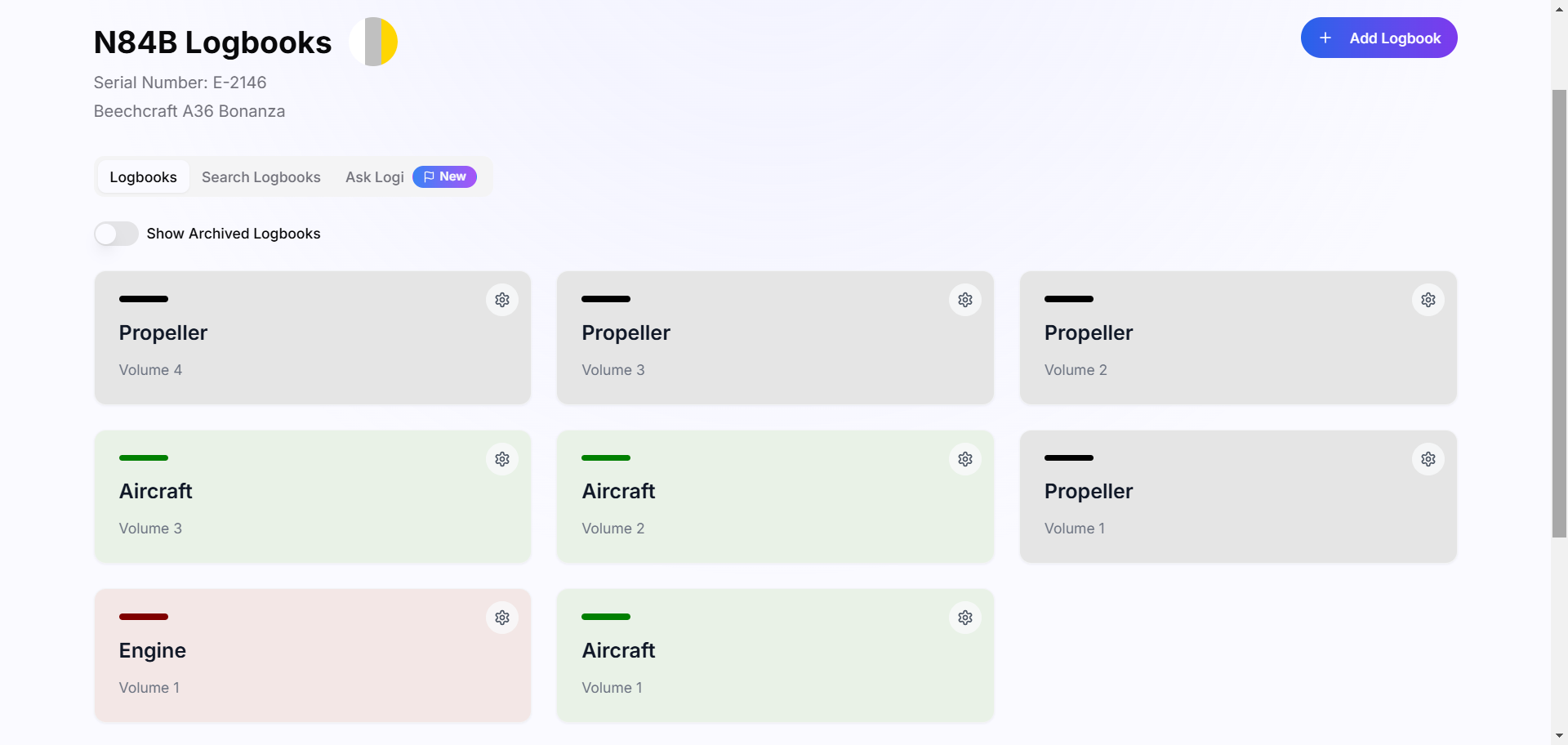 LogScan - Aircraft Logbook Management